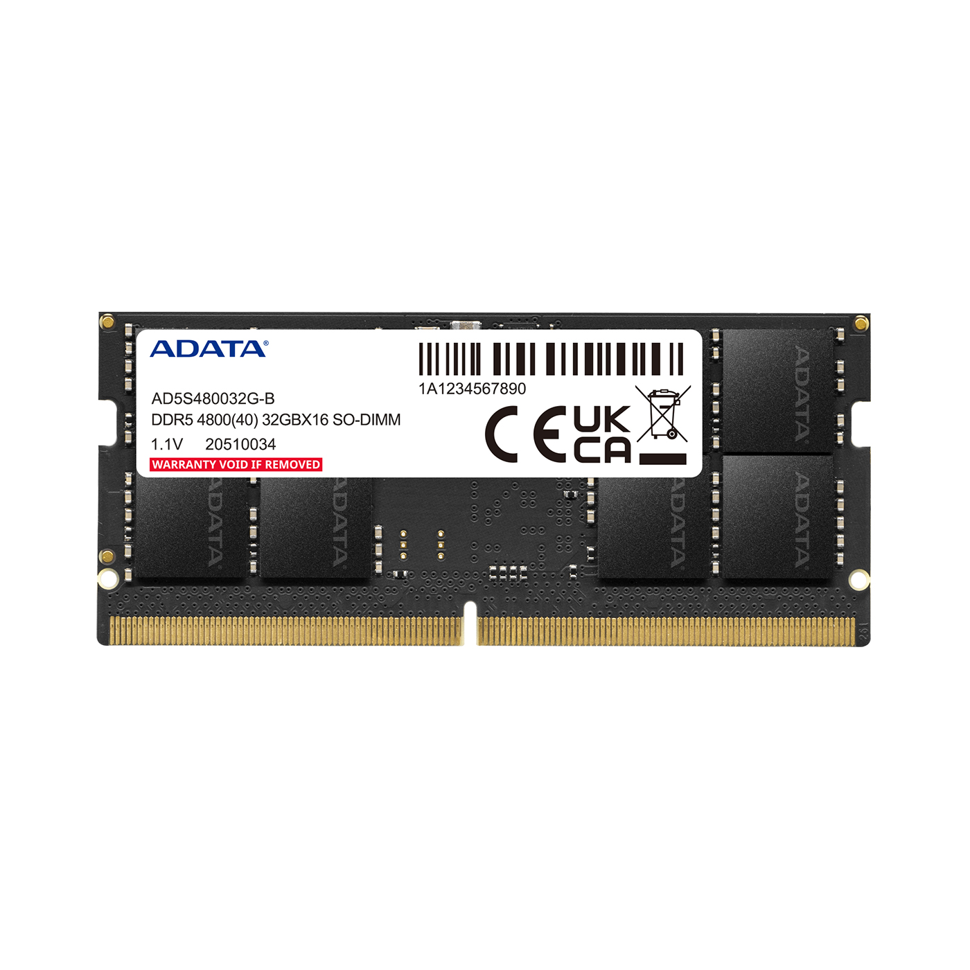 Módulo de Memoria RAM, 32GB DDR5 4800 SO-DIMM, Portátil - Metrotechnology